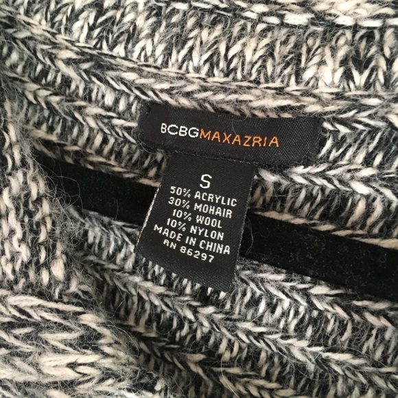 BCBGMaxAzria | Sweaters | Bcbg Maxazria Grey Wool Sweater Cardigan ...